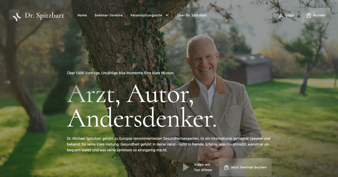 Dr. Michael Spitzbart | Dr. Spitzbart Seminare